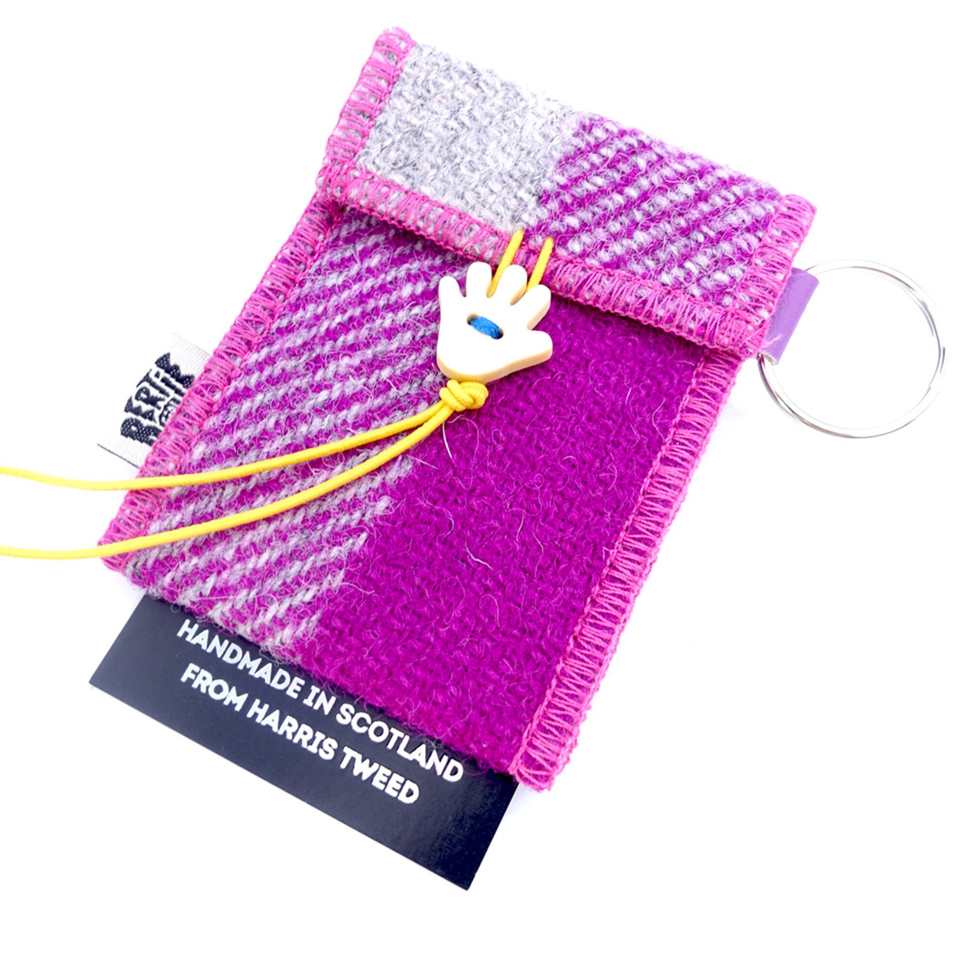 Harris Tweed Handy Wee Thingy Keyring Key Fob Handmade in Scotland UK ...