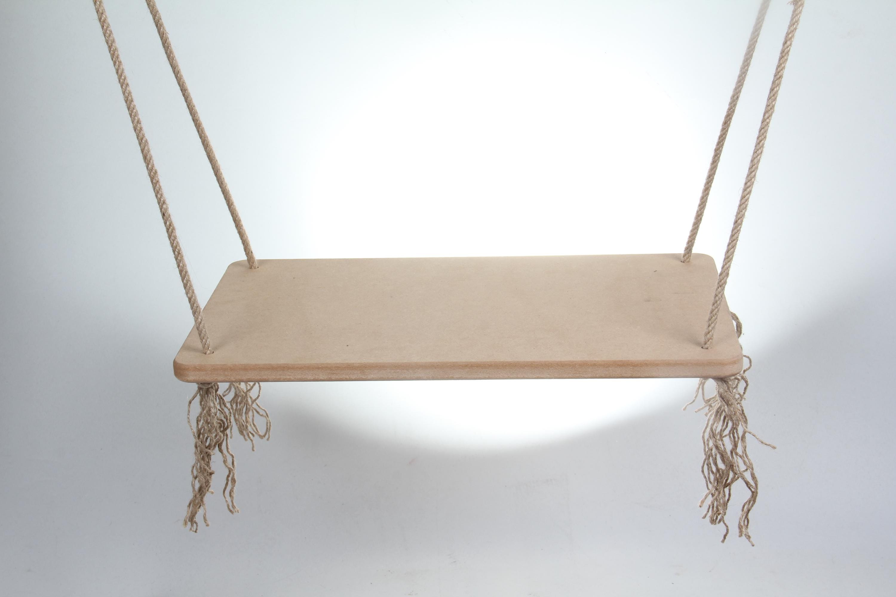 Tree Swing, Wooden Rope Swing, Rustic Long Lasting Outdoor Swing ...