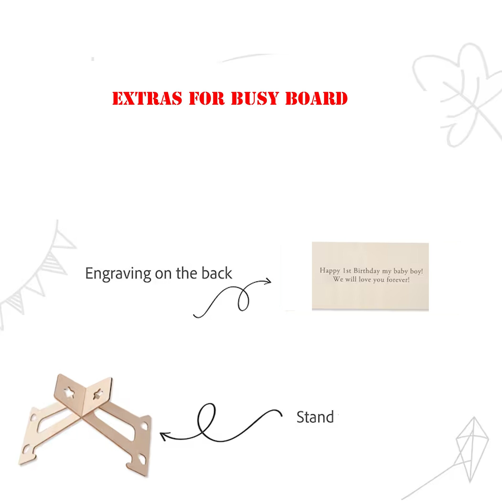 Busy Boards for Kids, Activity Theme Busy Board, Wooden Busy Boards for ...