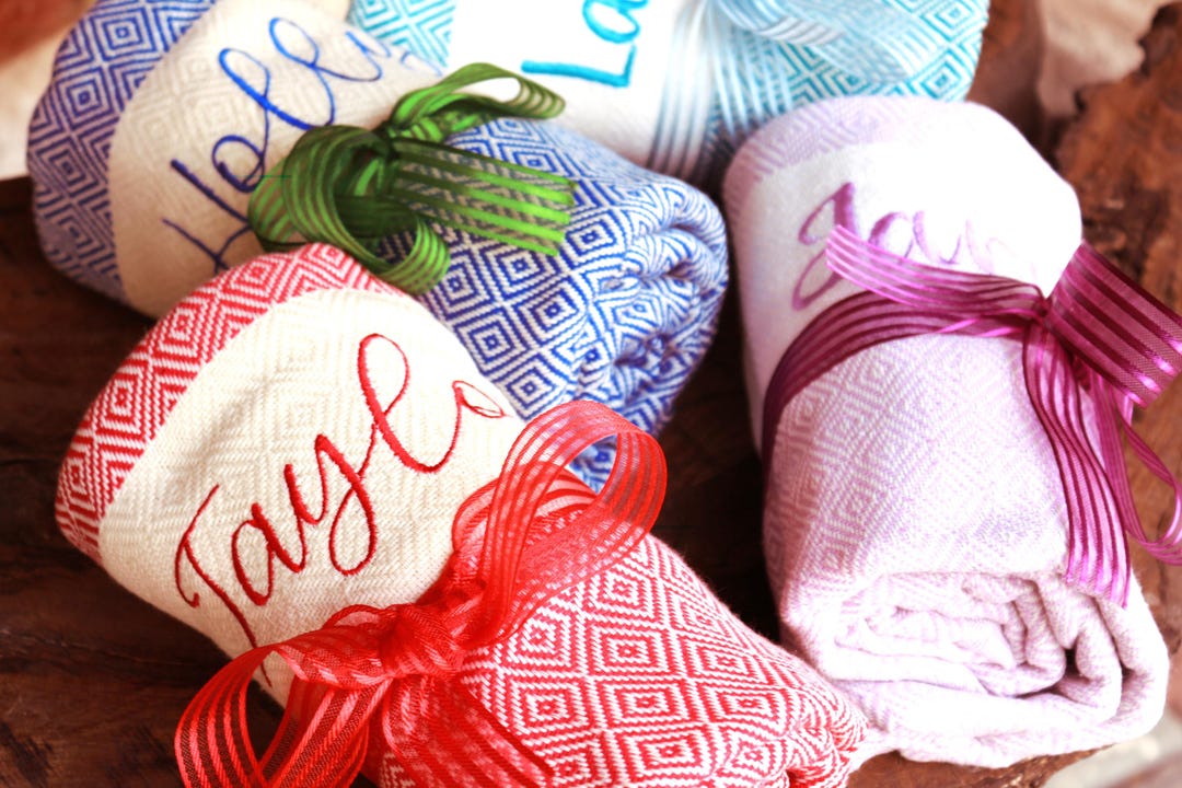 Personalized Gift Towel, Custom Embroidery Bath Towel, Unique Gift for ...