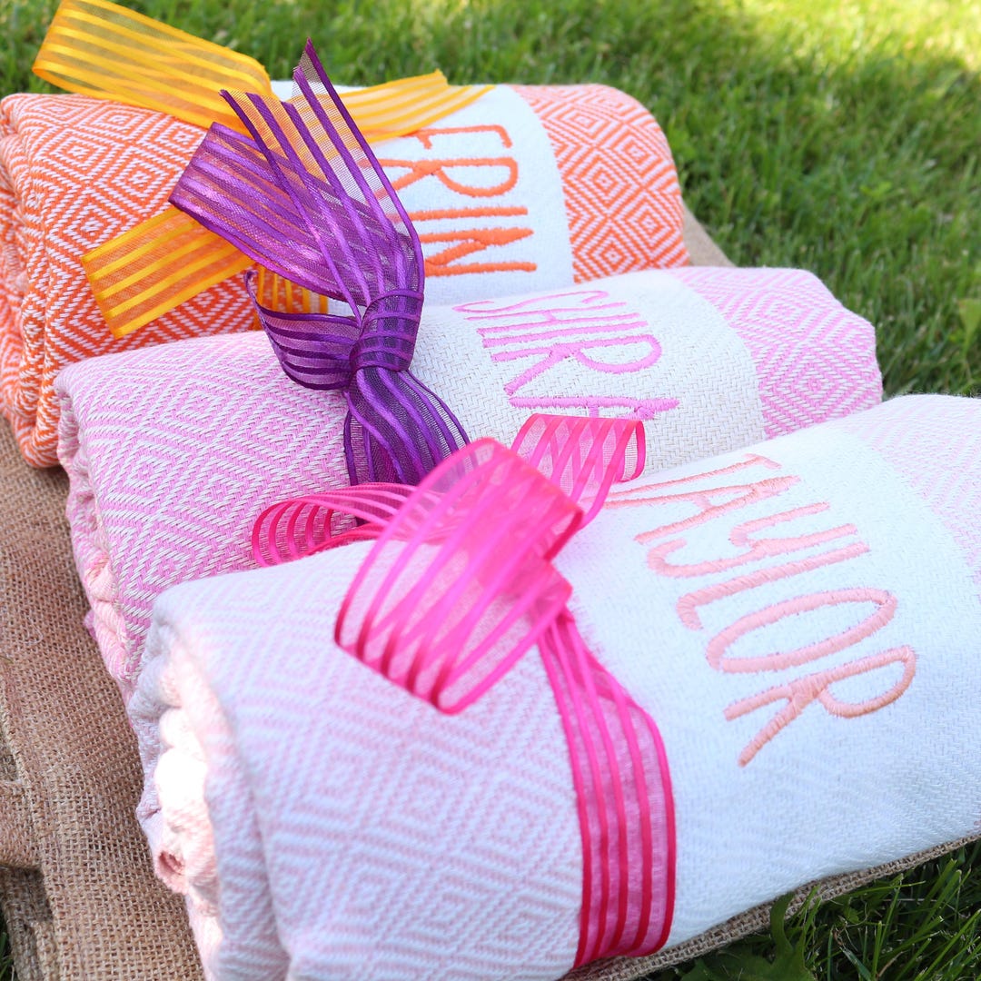 Bachelorette Party Favor Ideas, Unique Towel for Bridal Showers, Custom ...