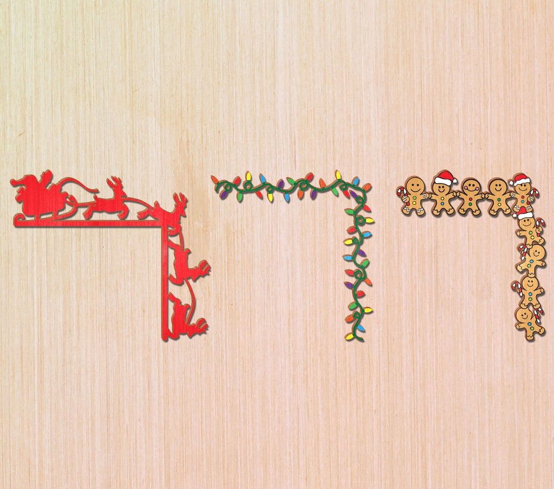 Christmas Door Toppers Svg, Reindeer Door Trim Svg,christmas Door ...