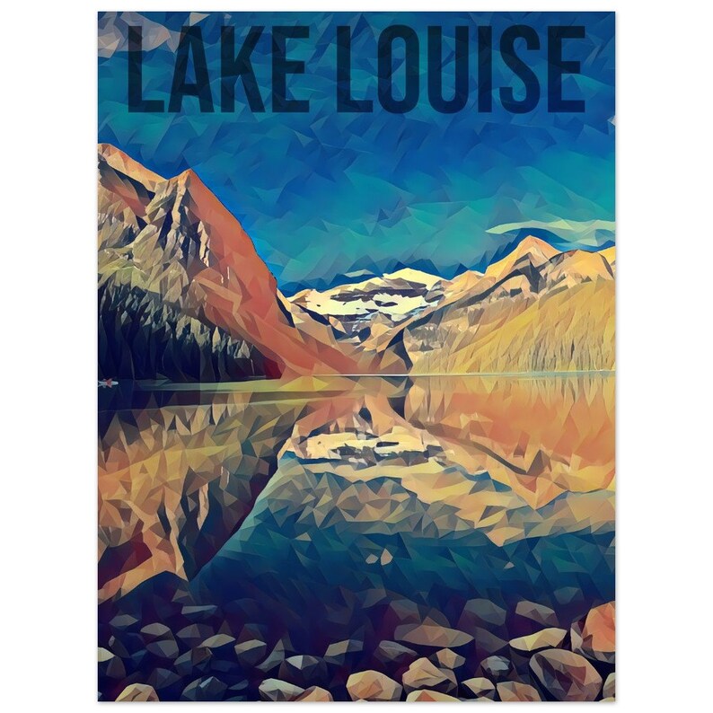 Lake Louise, Banff National Park Poster Print Wall Art Travel Memories ...