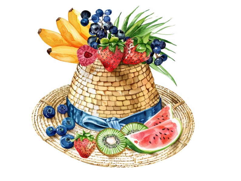 Fruits Clipart | 100+ Fruits Bundle | Commercial Use | High Quality ...