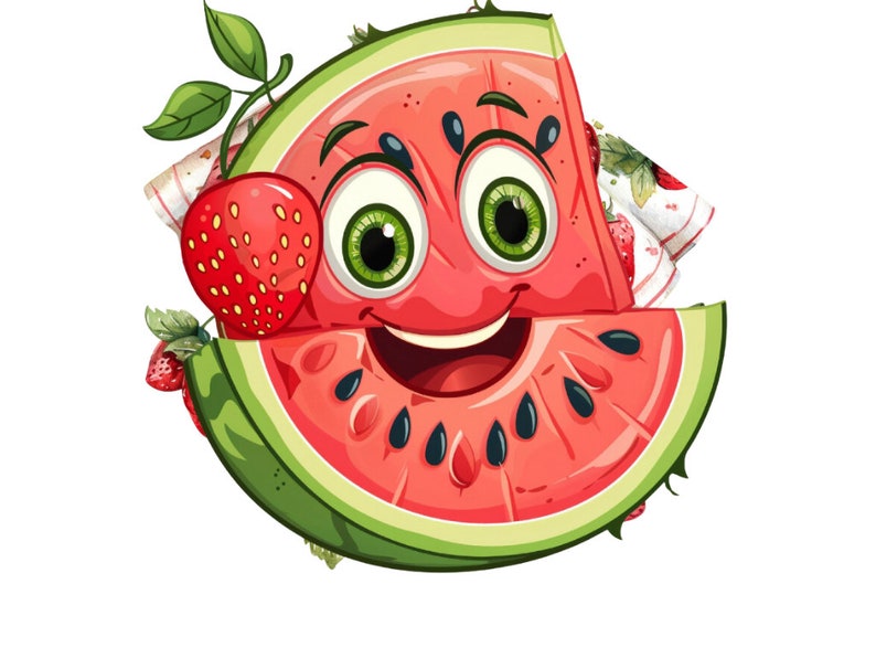 Fruits Clipart | 100+ Fruits Bundle | Commercial Use | High Quality ...