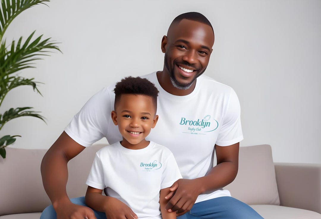 Dynamic DUO: Brooklyn Rugby Club Matching Tees - Etsy