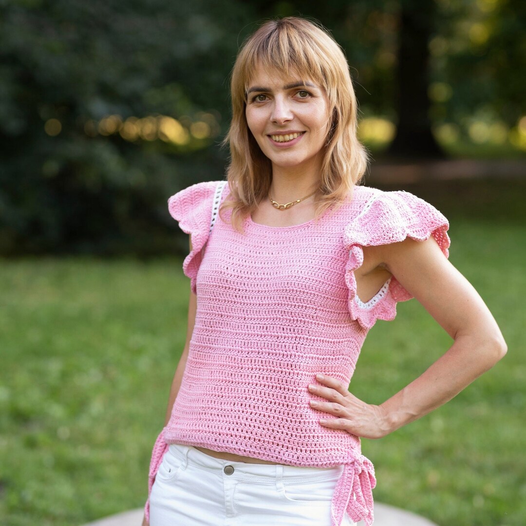 Butterfly Blouse Crochet Pattern - Adult and Children Sizes From 1-2 to ...