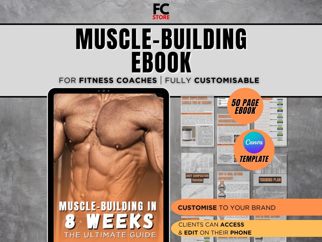 8 Week Muscle Building Fitness Program | for Fitness Coaches | Fitness ...