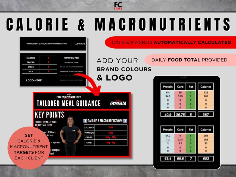 Training & Nutrition Trackers/templates for Personal Trainers and ...