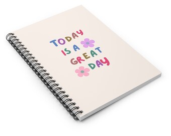 Motivative Spiral Notebook Ruled Line School College Portfolio Cool ...