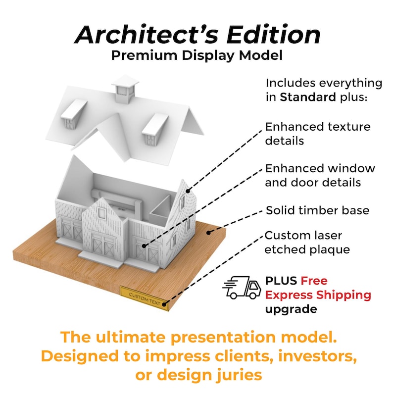 Custom 3D Printed Architectural Scale Model – House or Building ...