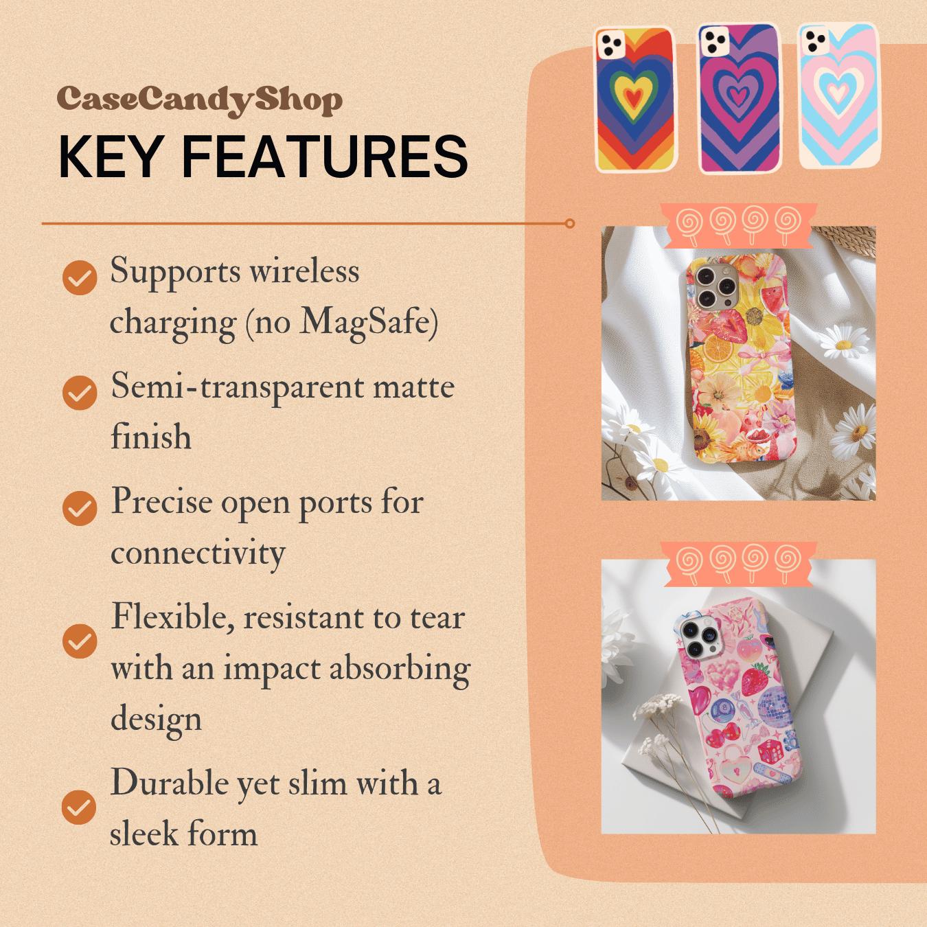 Navy Blue, 8 Ball Phone Case, Y2K Cute Collage Case, Trendy Vintage ...