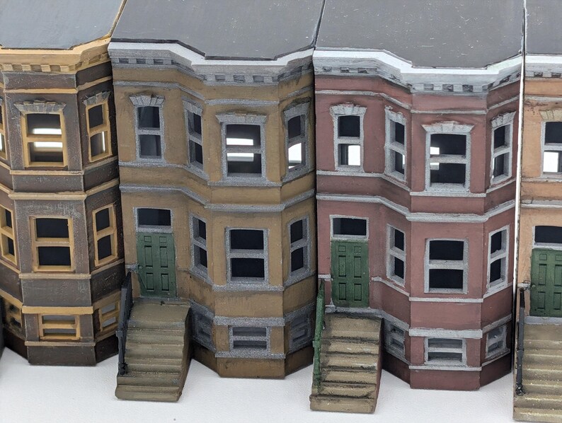 Brownstone Townhouse Model Kit, N-scale - Etsy