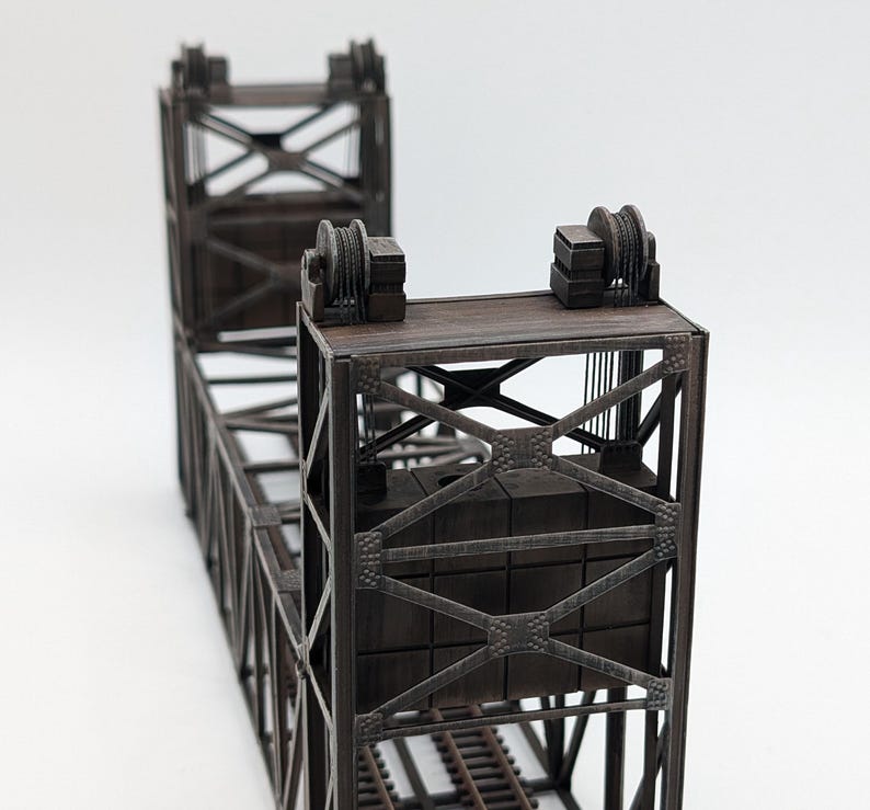 Double Track Lift Bridge Model Kit, N-scale - Etsy Canada