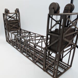 Double Track Lift Bridge Model Kit, Ho-scale - Etsy
