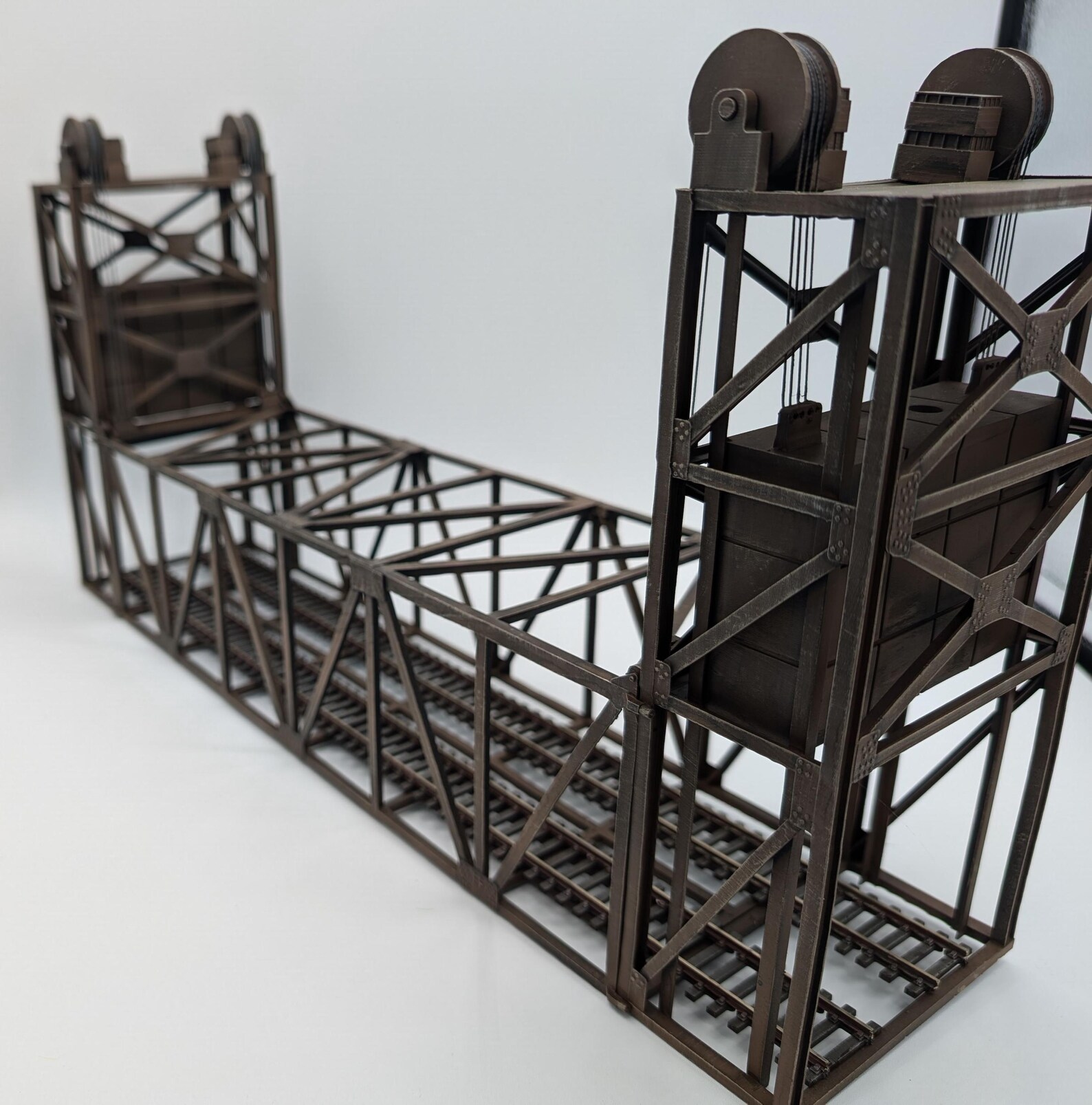 Double Track Lift Bridge Model Kit, Ho-scale - Etsy