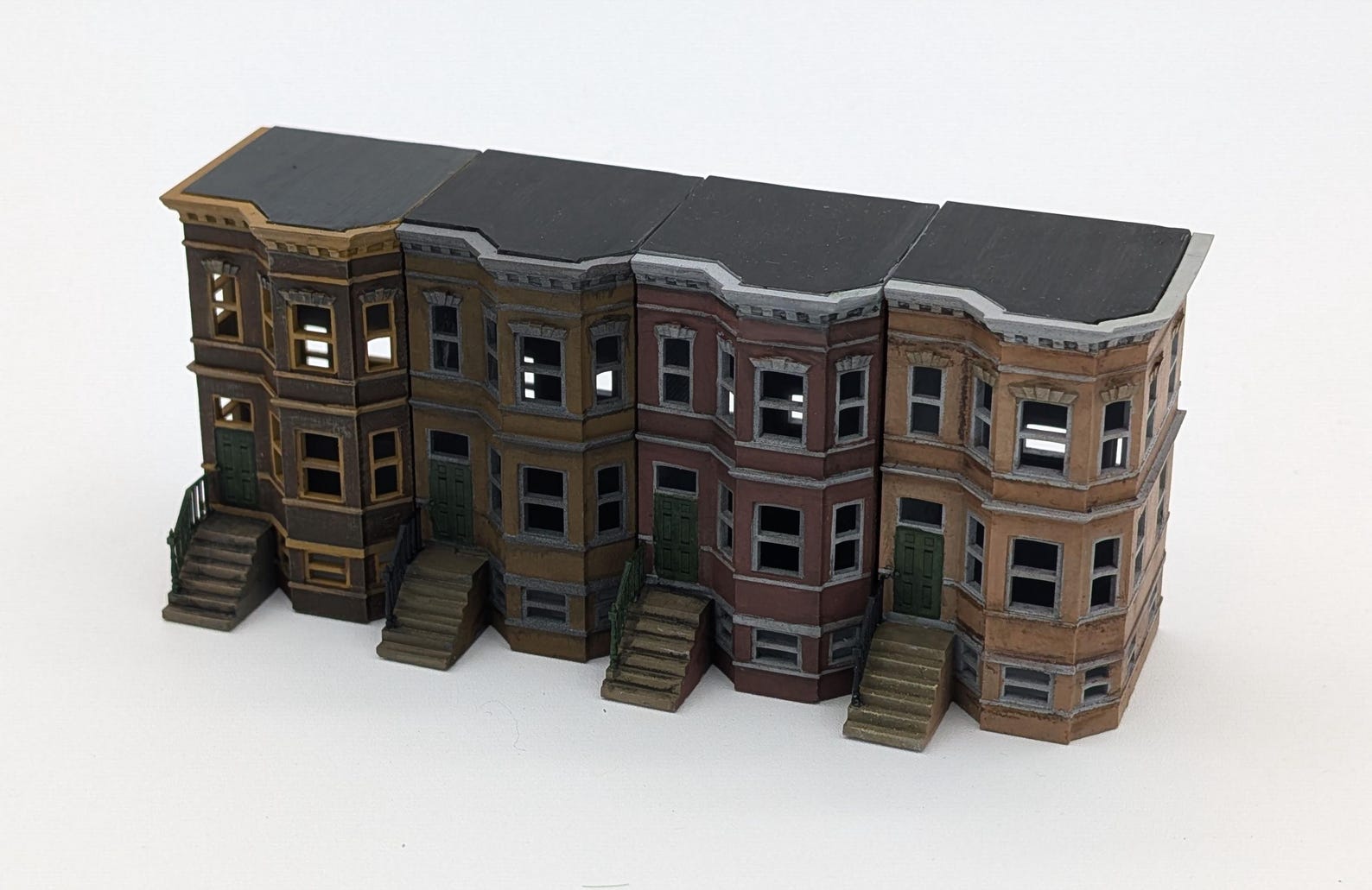 Brownstone Townhouse Model Kit, N-scale - Etsy