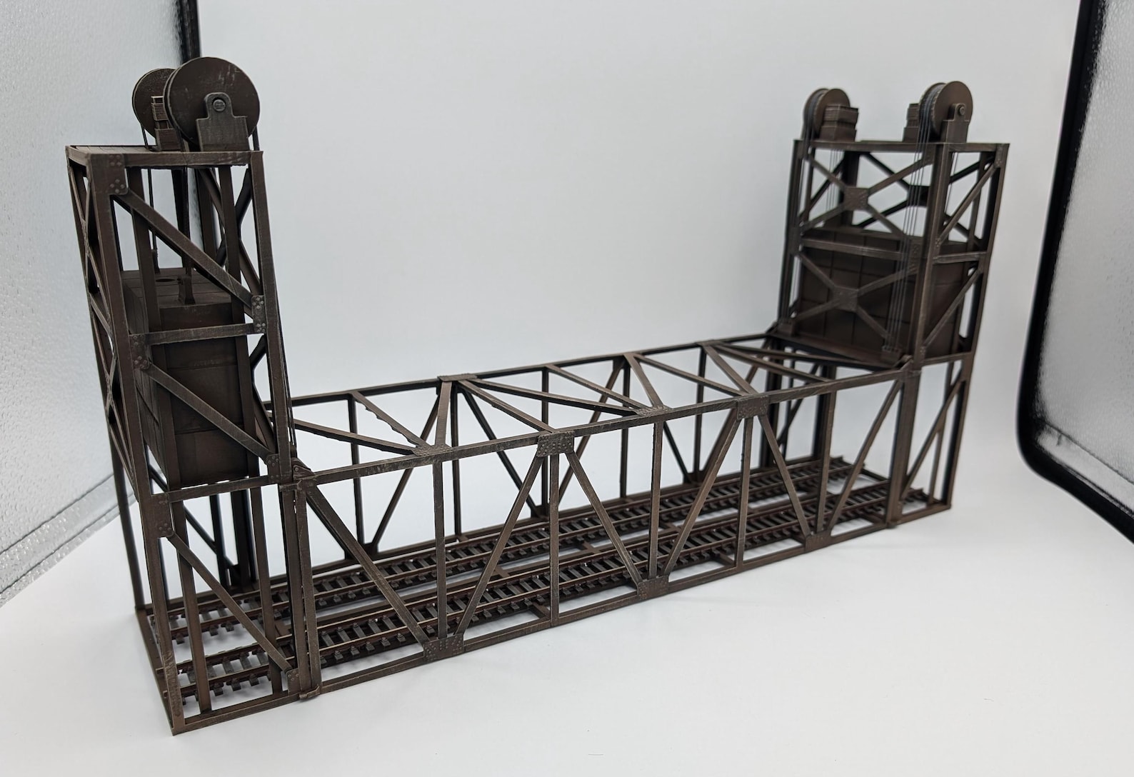 Double Track Lift Bridge Model Kit, Ho-scale - Etsy