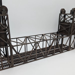 Double Track Lift Bridge Model Kit, Ho-scale - Etsy