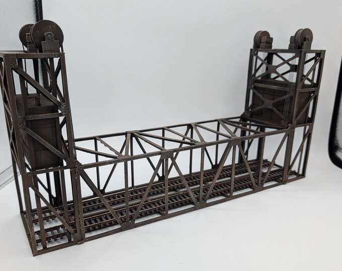 Double Track Lift Bridge Model Kit, Ho-scale - Etsy