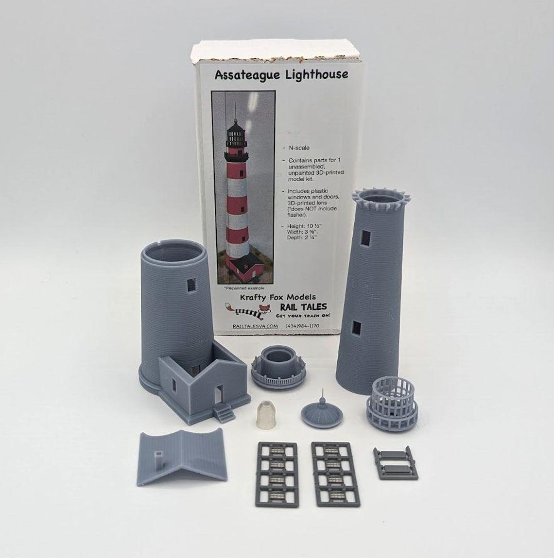 Assateague Lighthouse Model Kit - Etsy