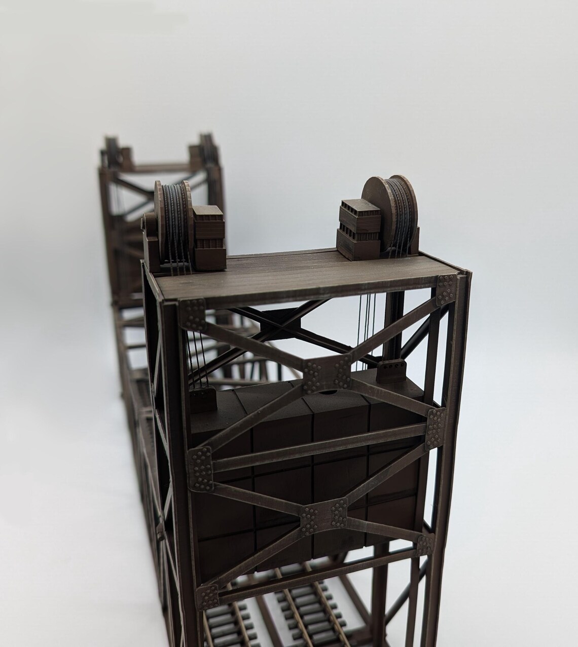 Double Track Lift Bridge Model Kit, Ho-scale - Etsy