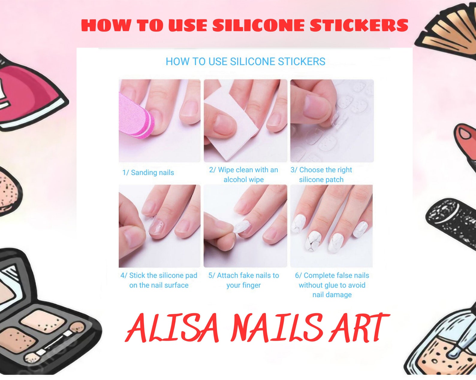 Bleeding Demon Eye Press on Nails, Creepy Nail Art, Handmade Halloween ...