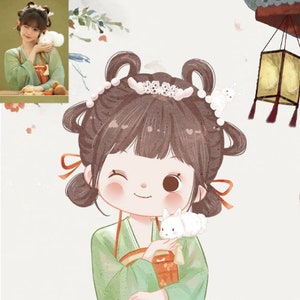 Digital Custom Drawing, Custom Digital Portrait, Personalized Gift for ...