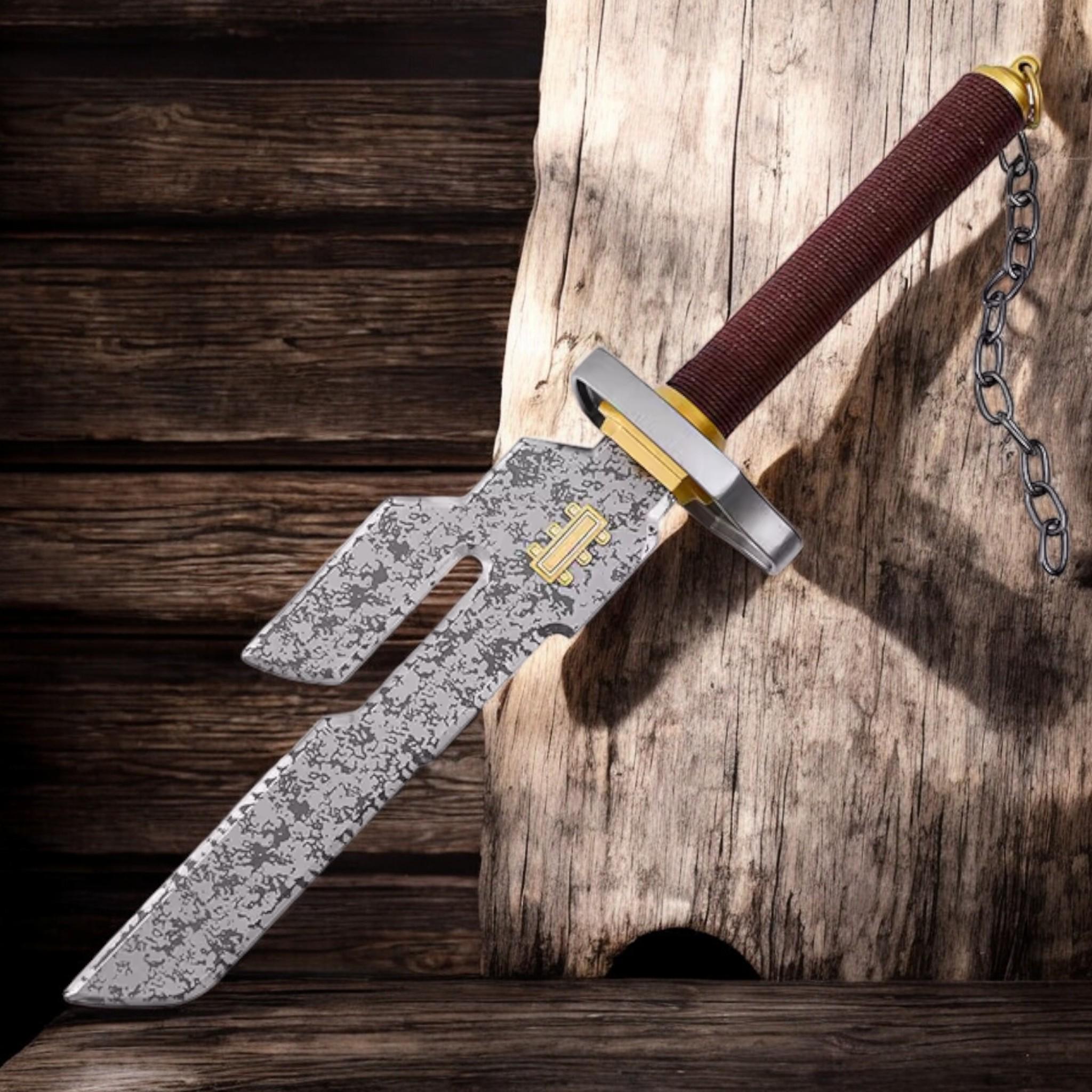 Realistic Fushiguro Toji Katana Sword Metal Jujutsu Kaisen Cosplay Prop ...