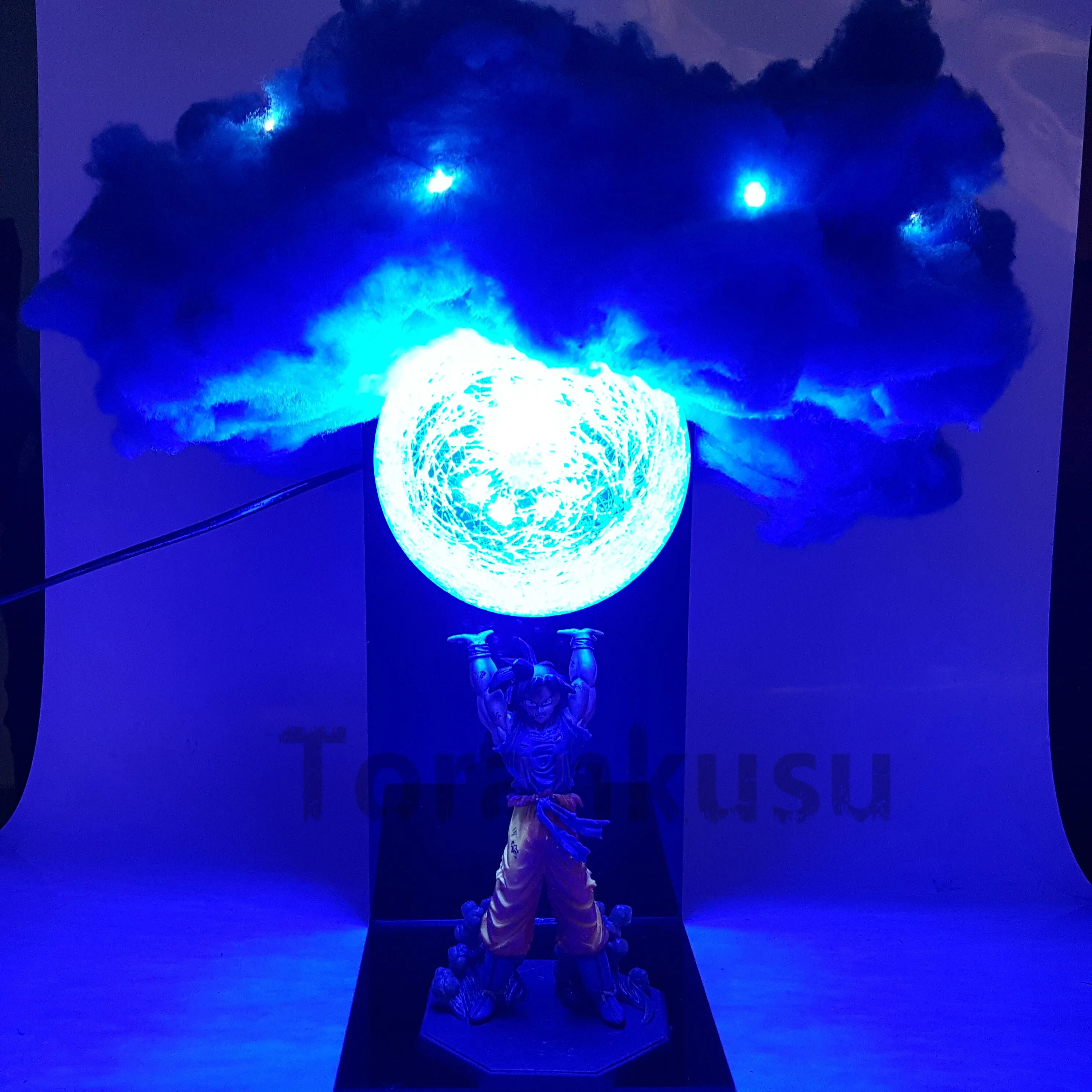 Dragon Ball Z Son Goku LED Figure DIY Broly Super Saiyan Toy ...