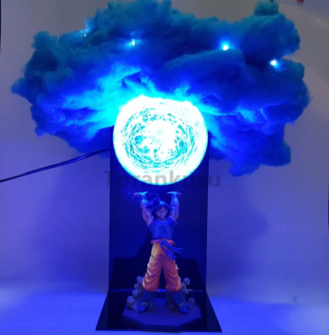 Dragon Ball Z Son Goku LED Figure DIY Broly Super Saiyan Toy ...