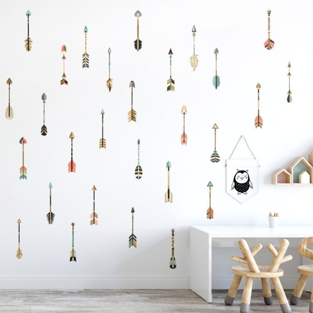 Arrows Wall Decal, Tribal Arrows Wall Sticker, Tribal Wall Decor ...