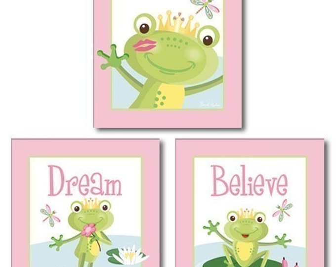 Frogs Nursery Prints, Frogs Nursery Wall Art, Frogs Nursery Wall Decor ...