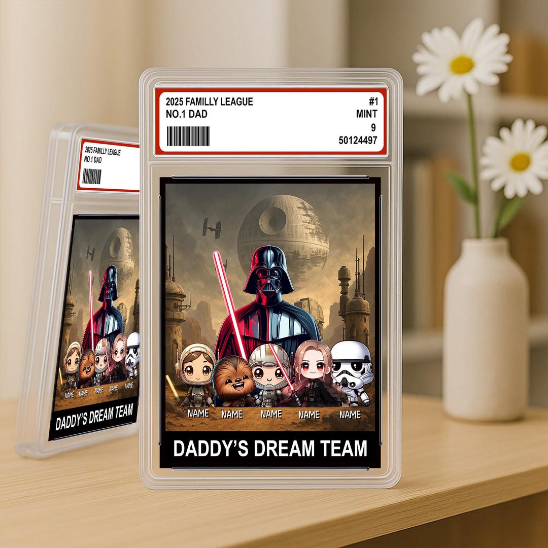Personalized Best Dad in the Galaxy Acrylic Block Plaque, Star Wars ...