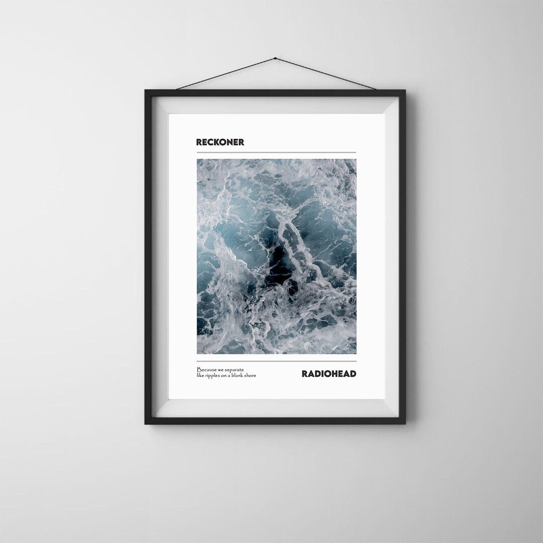 Radiohead, Reckoner, Poster, Minimalist, Photographic Print, Wall Art ...
