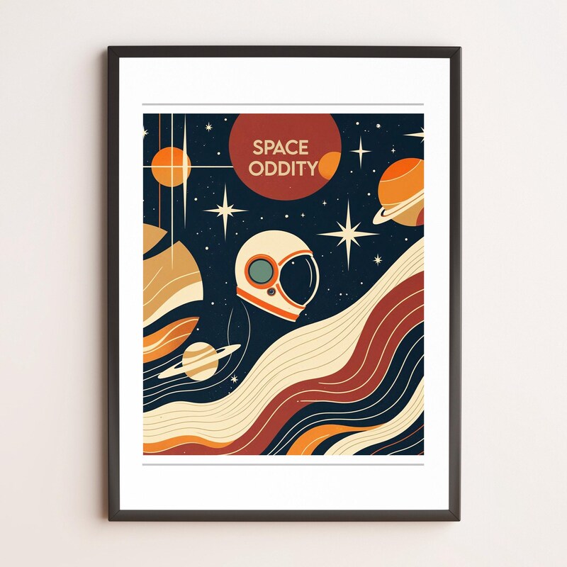 Space Oddity Poster - Etsy