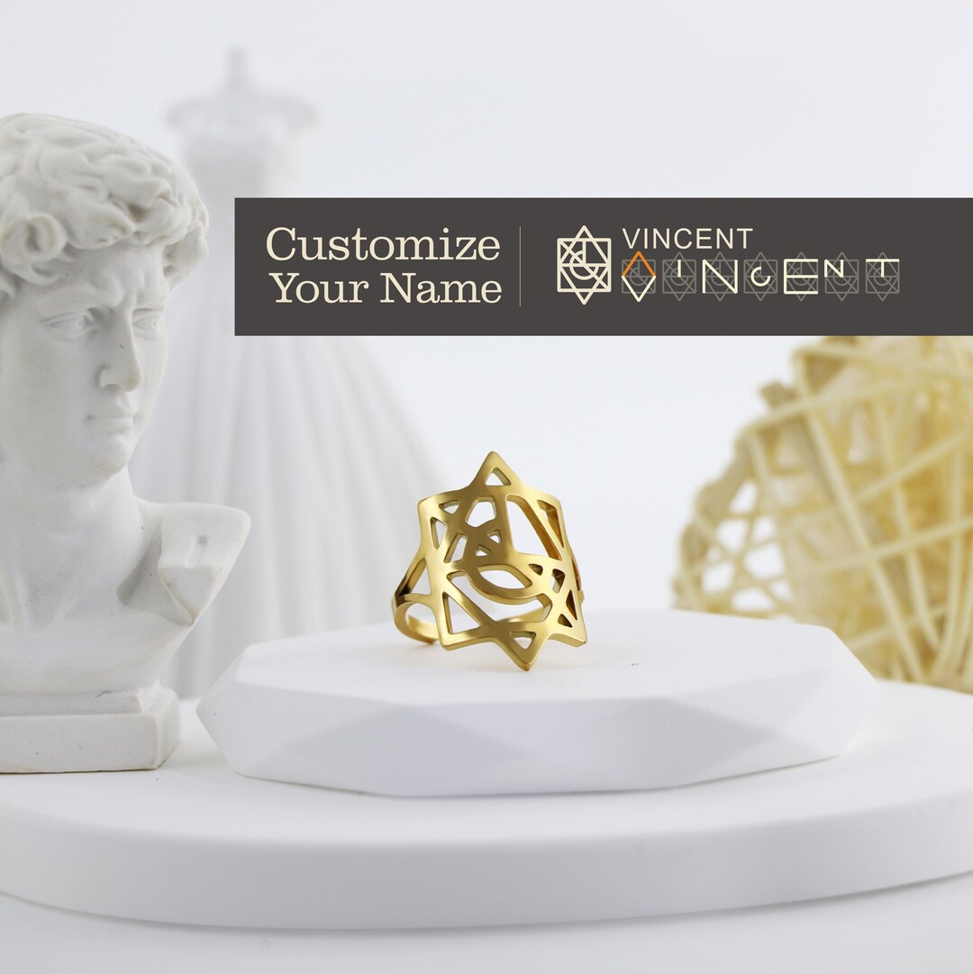 Custom Name Logo Ring,name Logo Ring,name Ring,special Jewelry ...