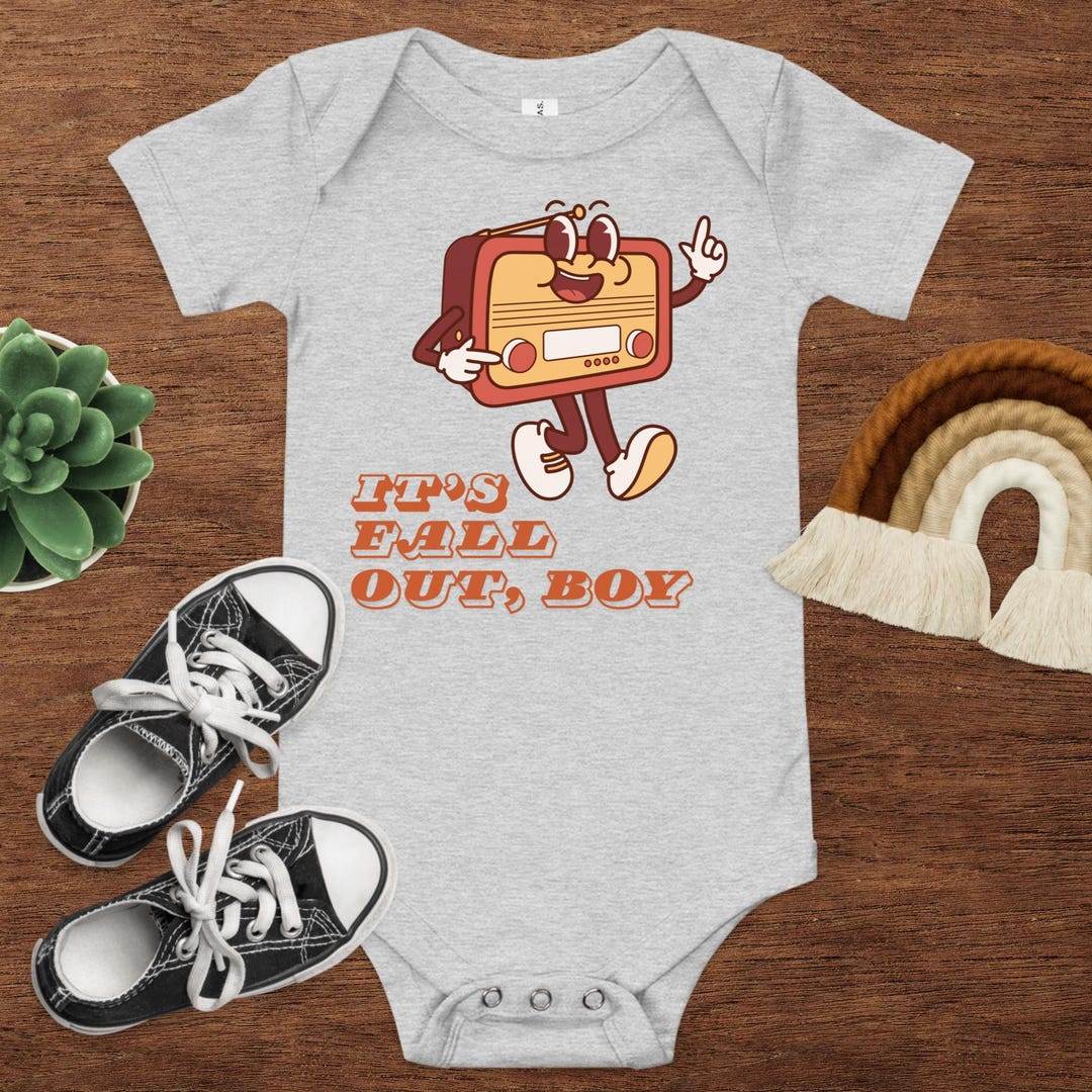 Lil' Fall Rocker Baby Onesie - Etsy