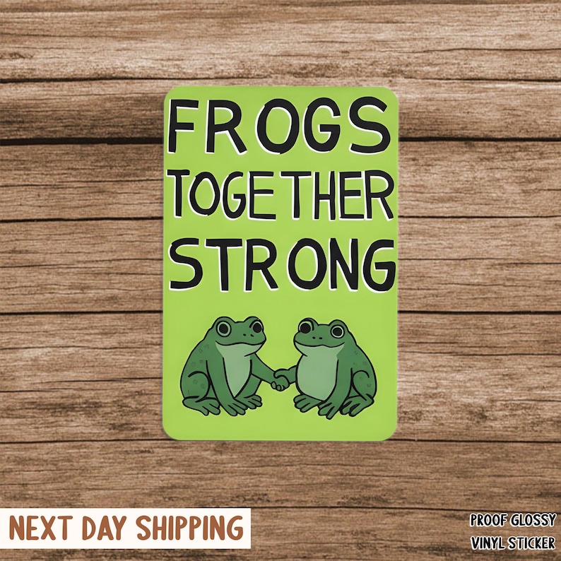 Portland Frog Protest Sticker, Anti ICE Sticker, Anti Fascism Sticker ...