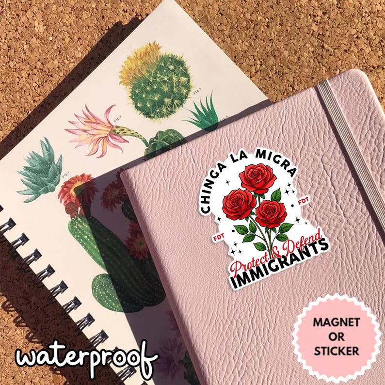 Chinga La Migra Sticker/car Magnet – Immigrant Rights Quote Decal, No ...