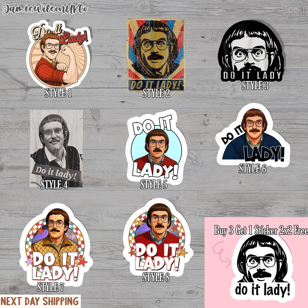 8+ Chit Do It Lady Sticker, Viral Tiktok Quote Sticker, Funny ...