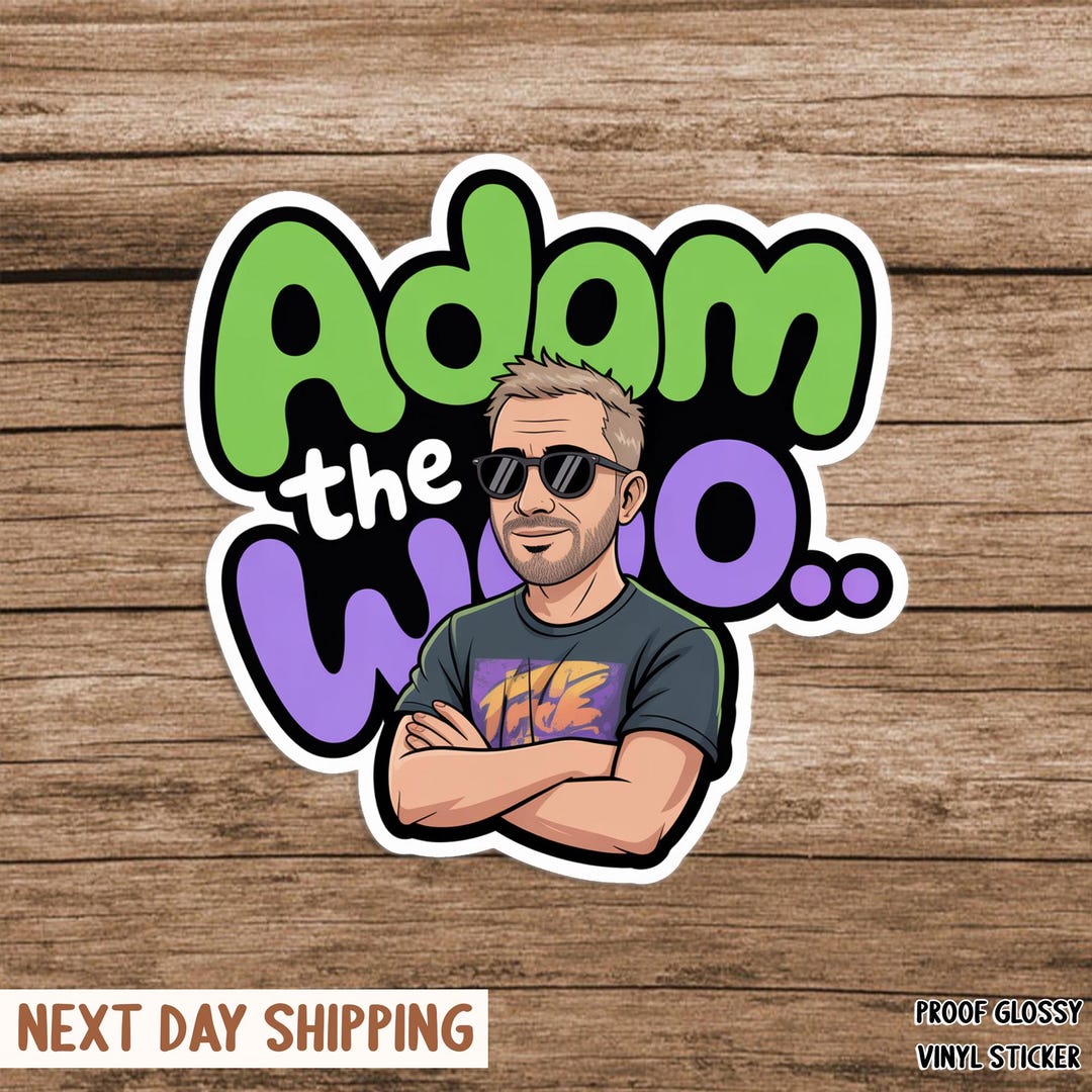 RIP Adam the Woo Sticker | RIP Youtube Travel Vlogger I Creator Fan Art ...
