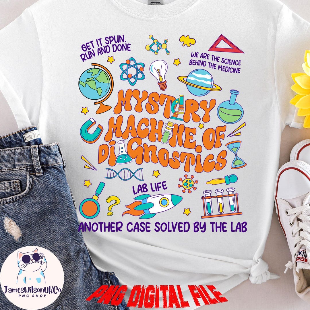 Funny Lab Week Png, Mystery Machine Png, Mystery Machine of Diagnostics ...