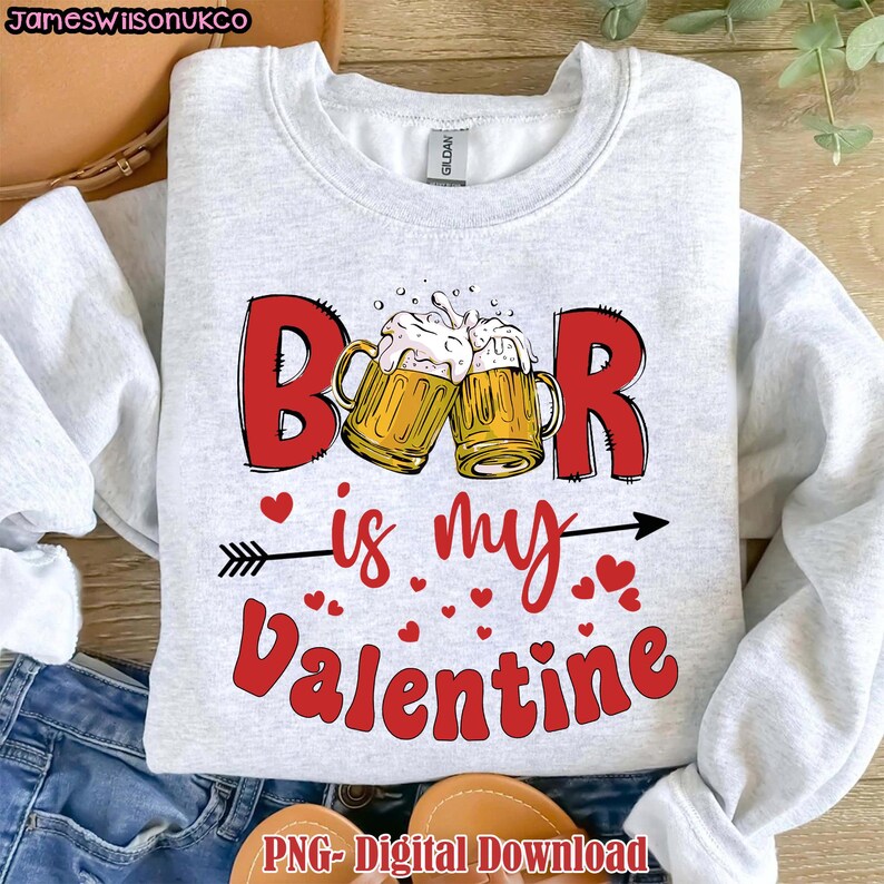 20+valentine Beers PNG Bundle, Drinking Valentine's Png, Beer is My ...