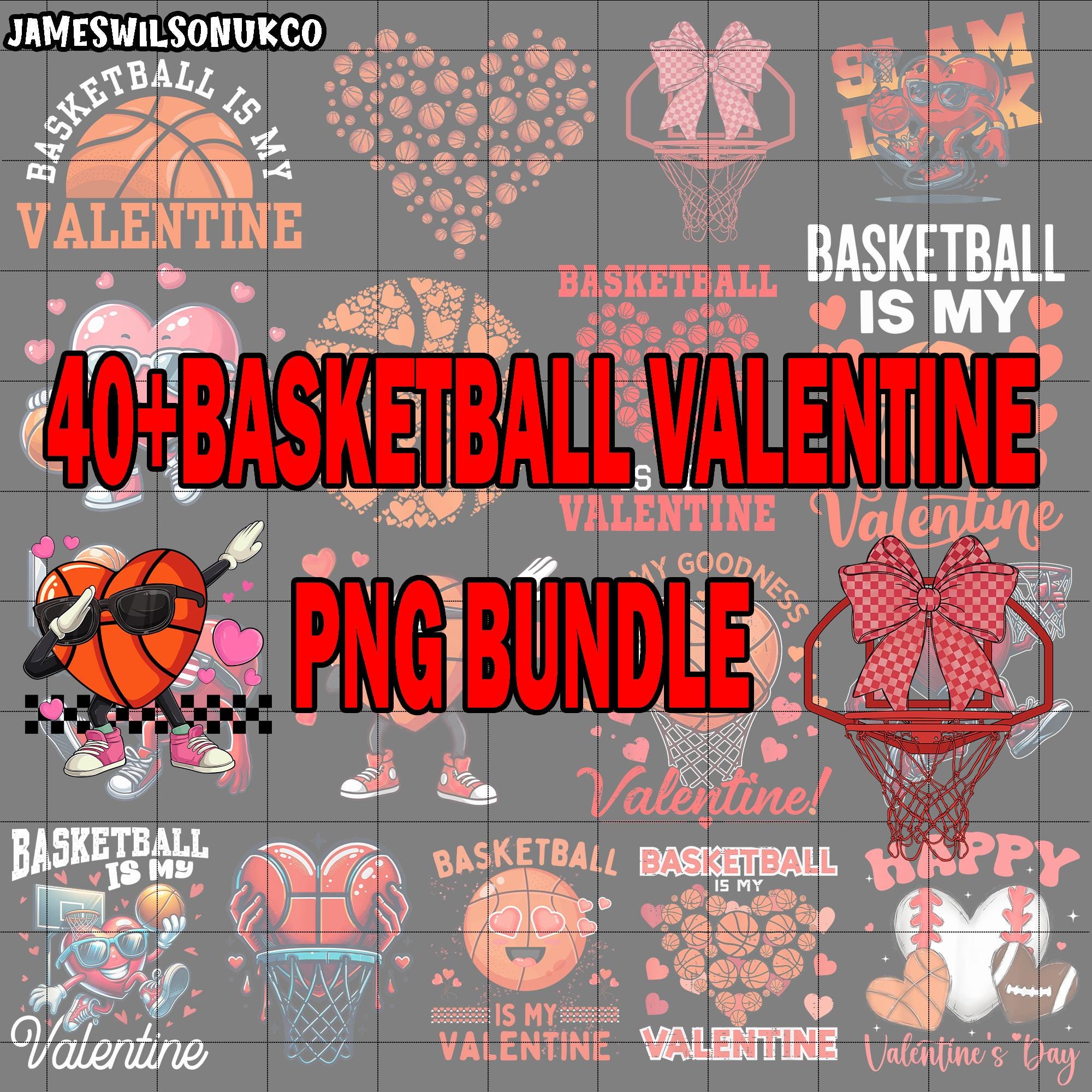 40+basketball Valentine PNG Bundle, Basketball is My Valentine Png ...