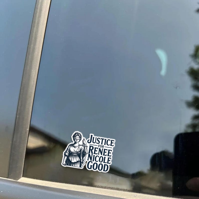 Justice for Renee Nicole Good Sticker, Civil Rights Awareness Vinyl ...
