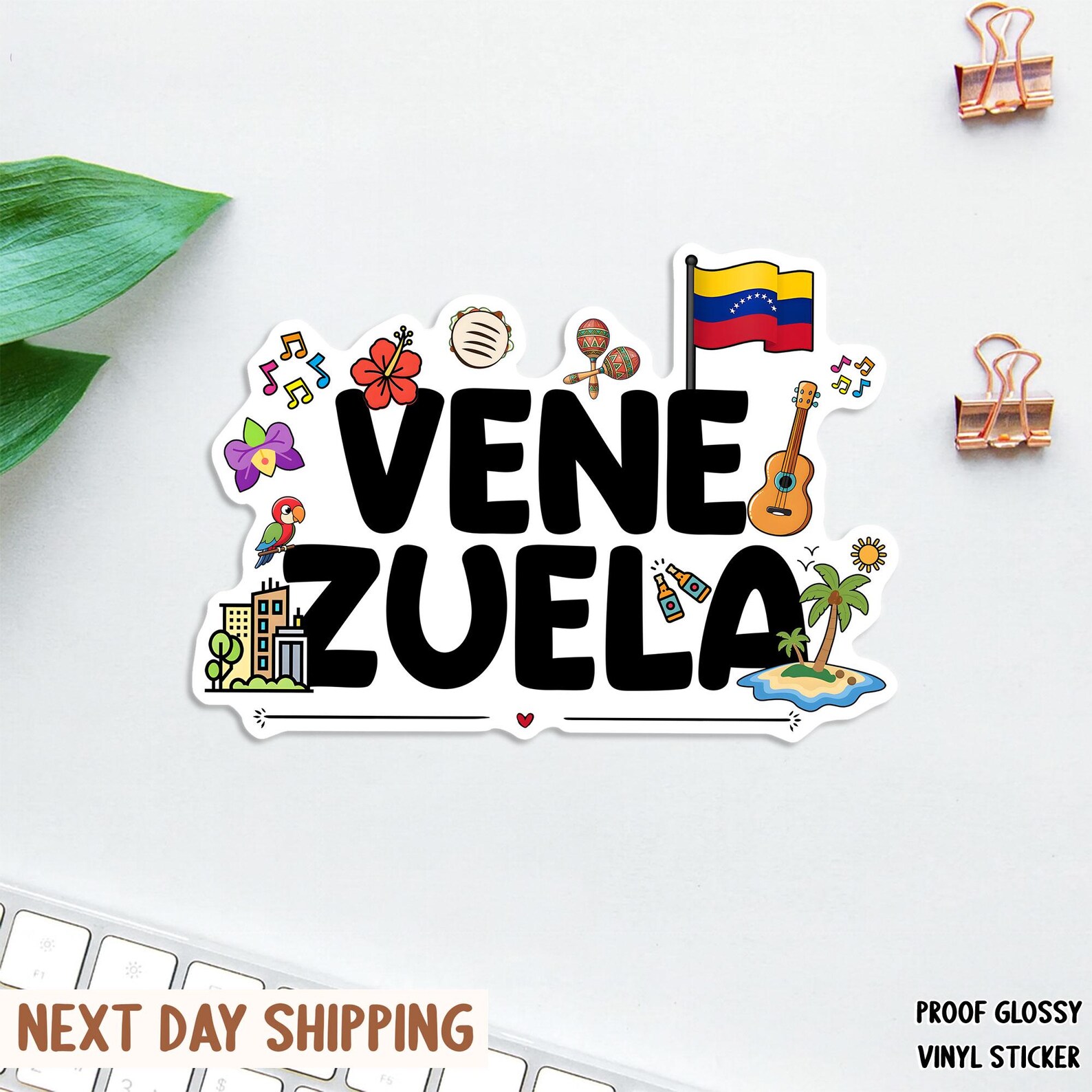 Venezuela Libre Sticker, Venezuelan Flag Map Vinyl Decal, Venezuela ...