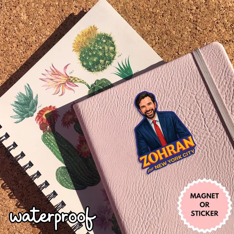 Zohran Mamdani NYC Mayor Sticker/car Magnet,2025 Campaign Decal ...