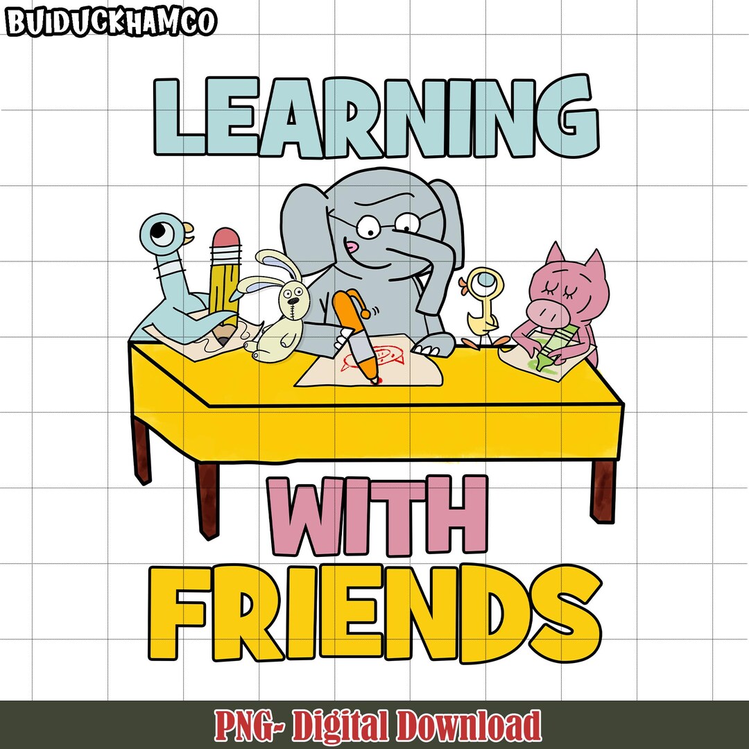 Learning With Friends Png, Elephant and Piggie Png, Friends Elephant ...