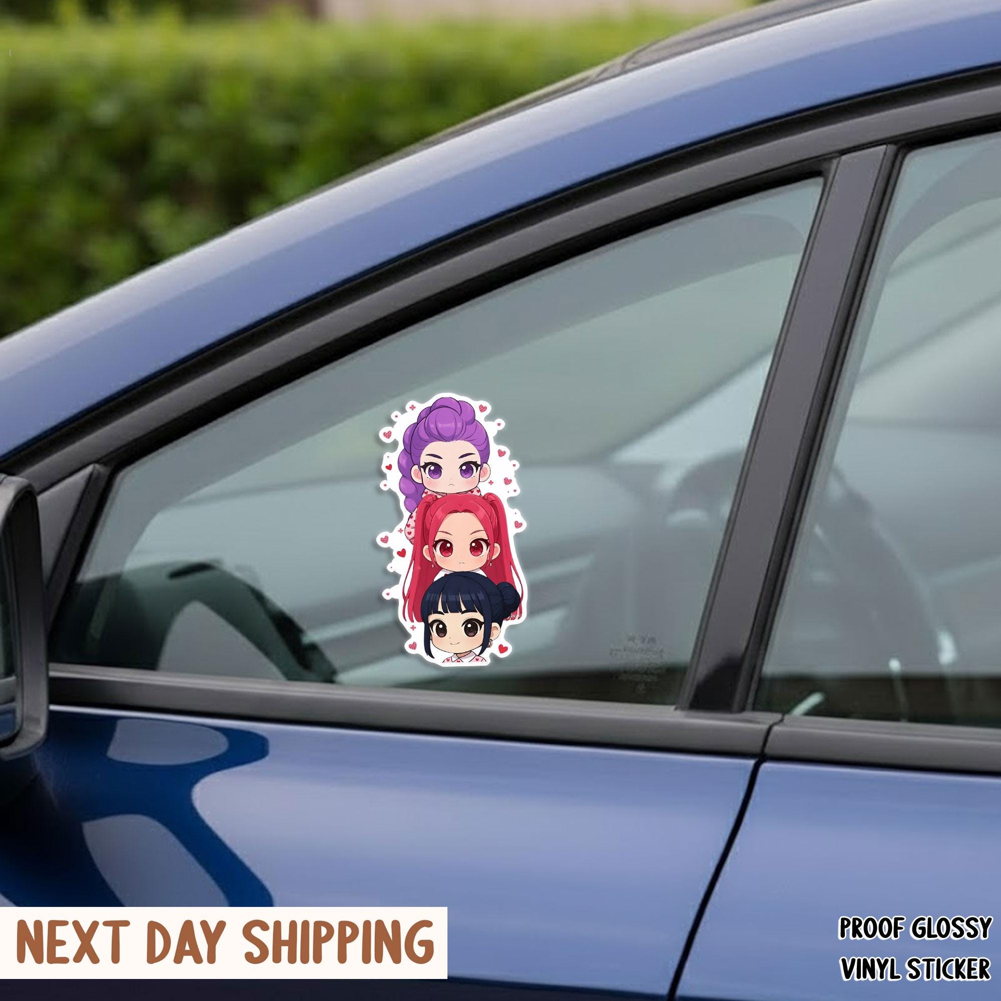 Kpop Sticker, Huntrix Pink Valentine Sticker, Saja Girls Mira Rumi Zoey ...